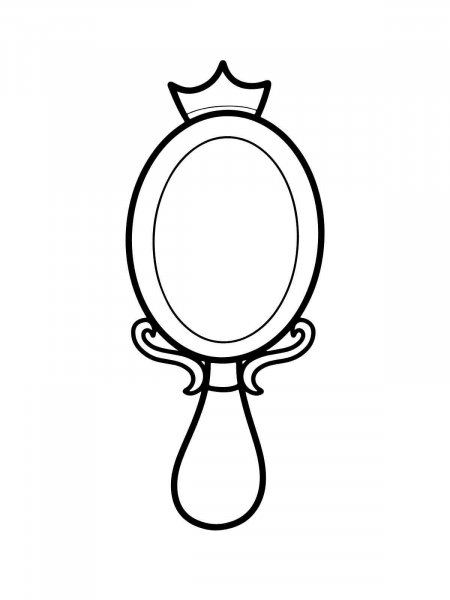 Mirror coloring pages