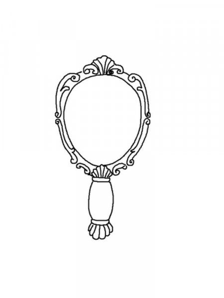 Mirror coloring pages