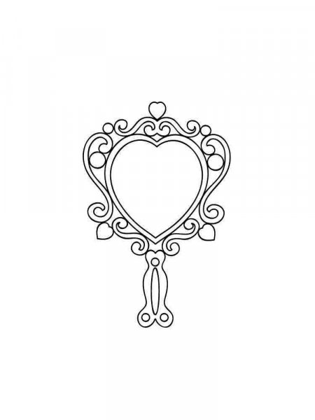 Mirror coloring pages