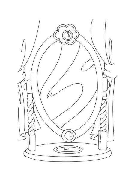 Mirror coloring pages