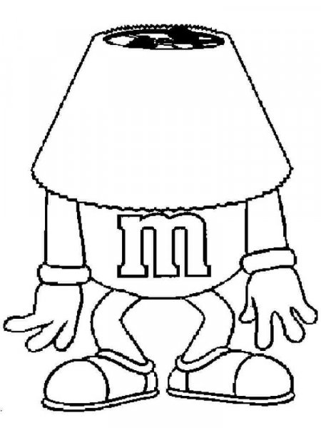 M&M's coloring pages