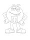 M&M's coloring pages
