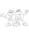 M&M's coloring pages