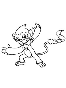 Pokemon Monferno coloring pages - Free Printable