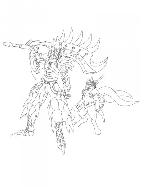 Monster Hunter coloring pages