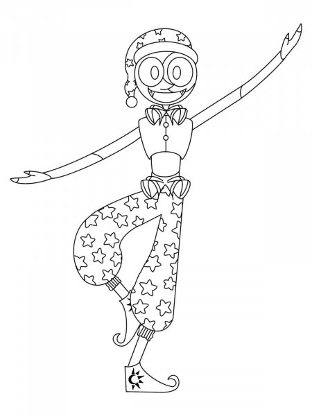 Moondrop Fnaf coloring pages
