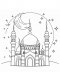 Mosque coloring pages