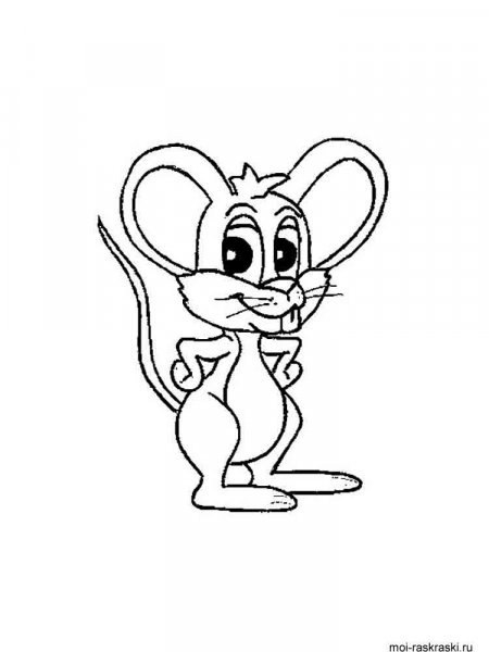 Mouse coloring pages