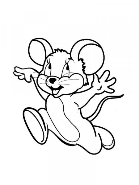 Mouse coloring pages