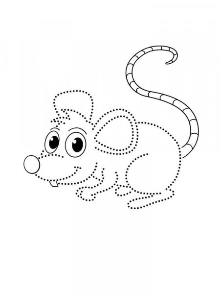 Mouse coloring pages