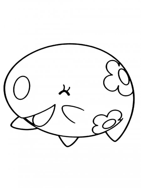 Munna Pokemon coloring pages