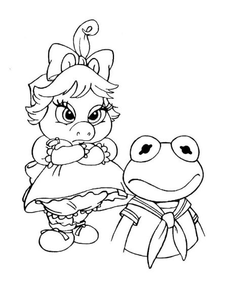Muppet Babies coloring pages