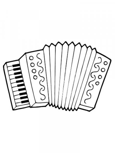 Musical Instrument coloring pages. Download and print Musical ...