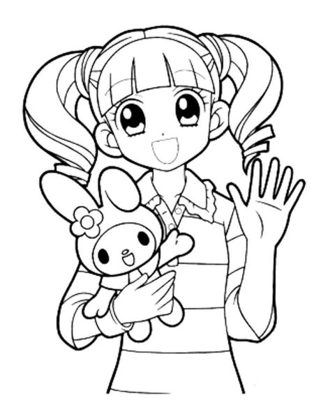 My Melody coloring pages
