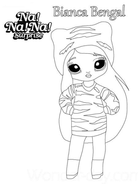 Na!Na!Na! Surprise coloring pages