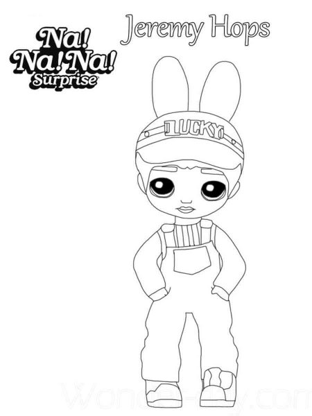 Na!Na!Na! Surprise coloring pages