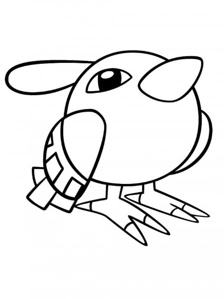 Natu Pokemon coloring pages