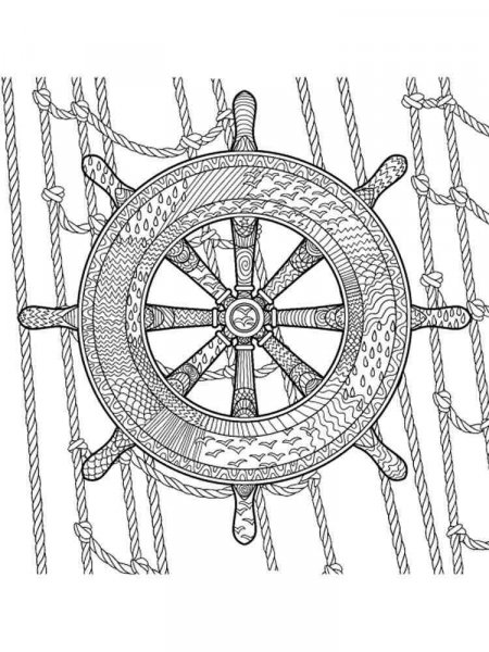 Nautical coloring pages