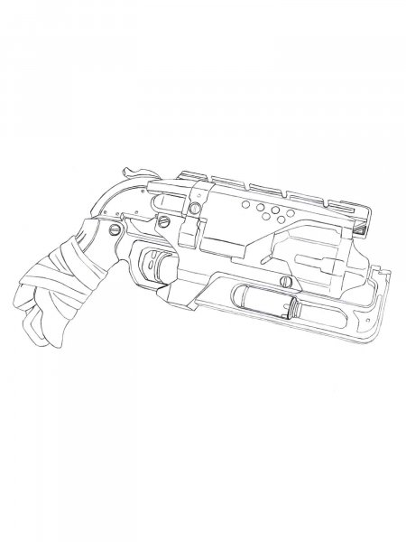 Nerf Gun coloring pages