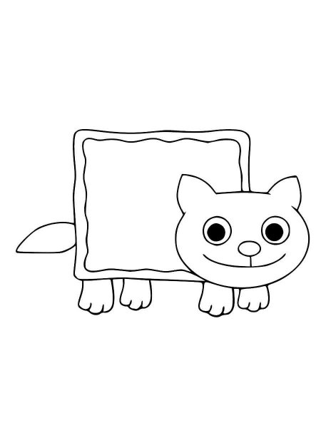 Nyan Cat coloring pages