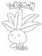 Oddish Pokemon coloring pages