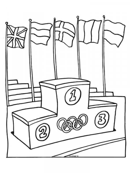 Olympic games coloring pages