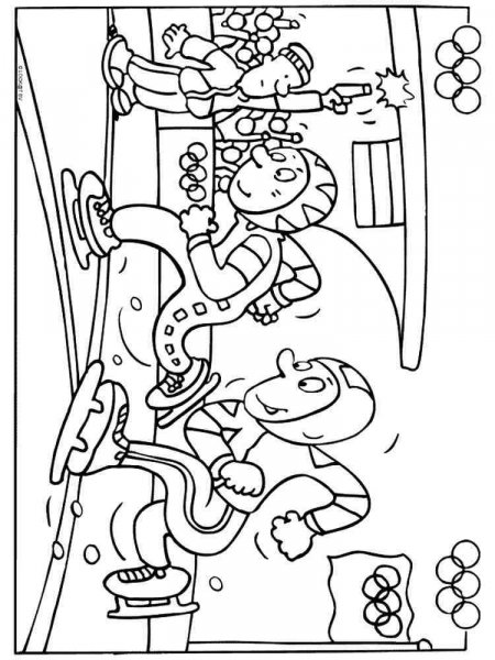 Olympic games coloring pages