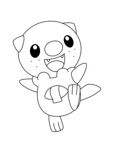 Oshawott Pokemon coloring pages