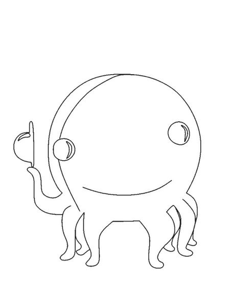 Oswald The Octopus coloring pages