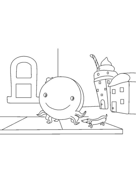 Oswald The Octopus coloring pages