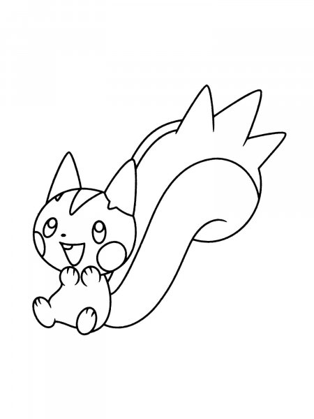 Pokemon Pachirisu coloring pages - Free Printable