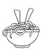 Pasta coloring pages