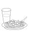 Pasta coloring pages
