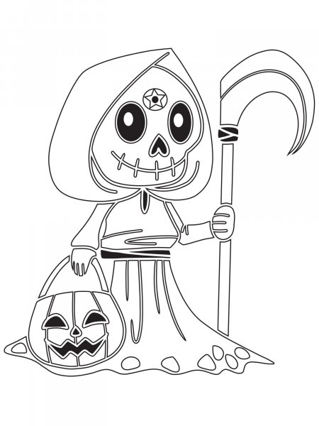 Pastel Goth coloring pages