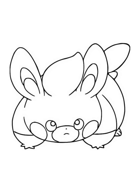 Pawmi Pokemon coloring pages