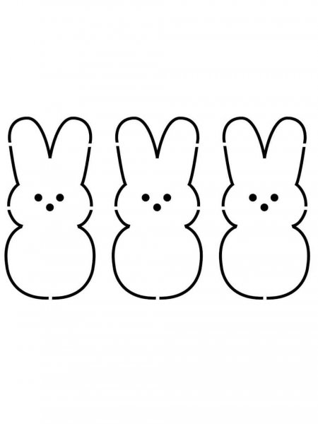 Peeps coloring pages