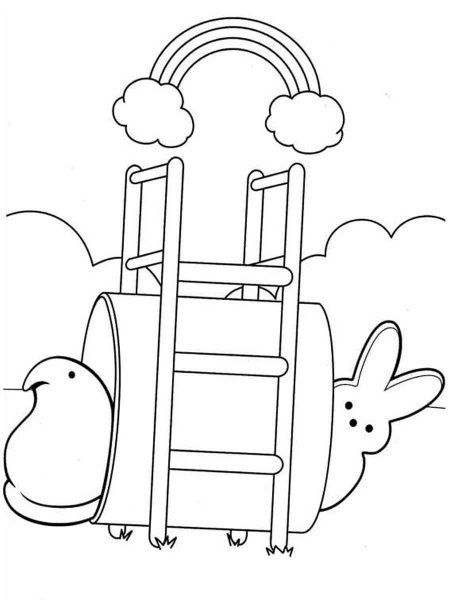 Peeps coloring pages