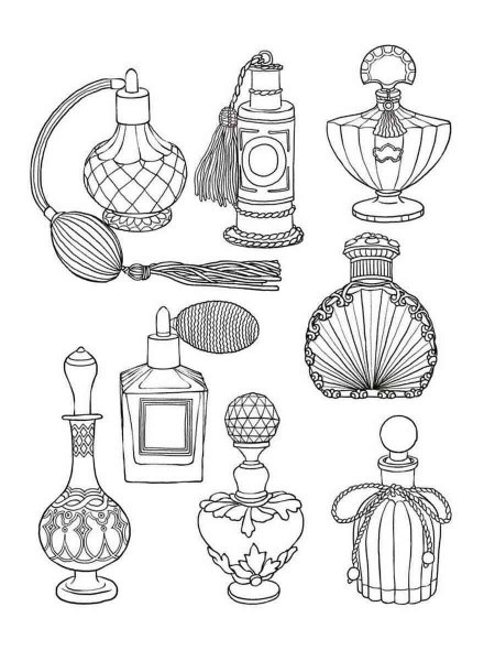 Perfume coloring pages