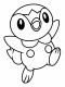 Pokemon Piplup coloring pages - Free Printable