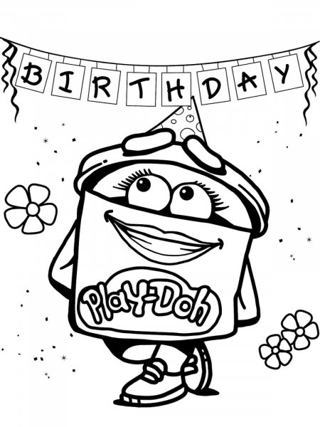 Play-Doh coloring pages