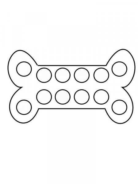 Pop It coloring pages