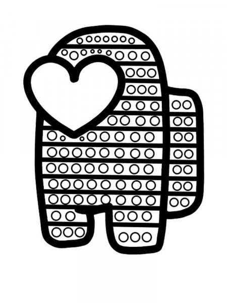 Pop It coloring pages