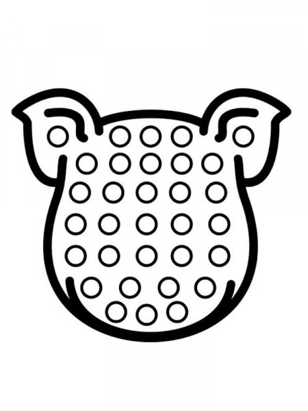 Pop It coloring pages