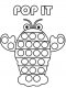 Pop It coloring pages