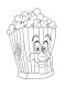 Popcorn coloring pages