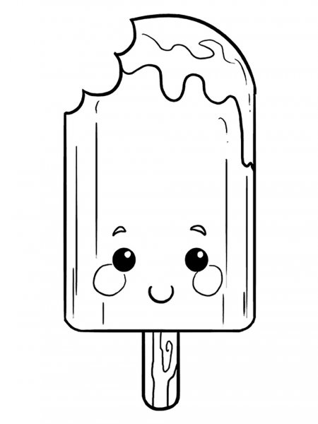 Popsicle coloring pages