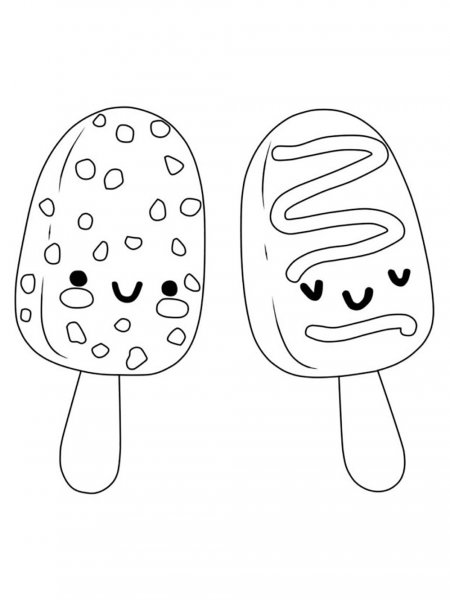 Popsicle coloring pages