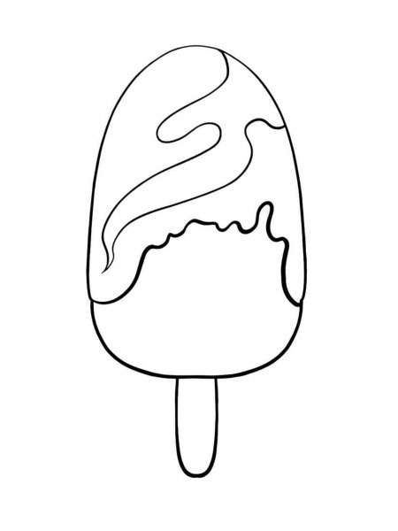 Popsicle coloring pages