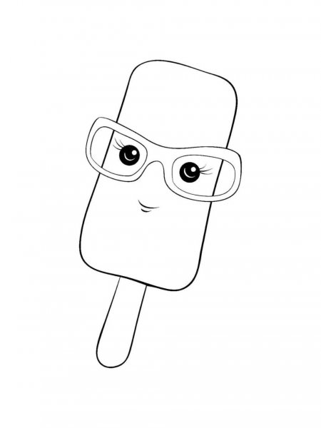 Popsicle coloring pages