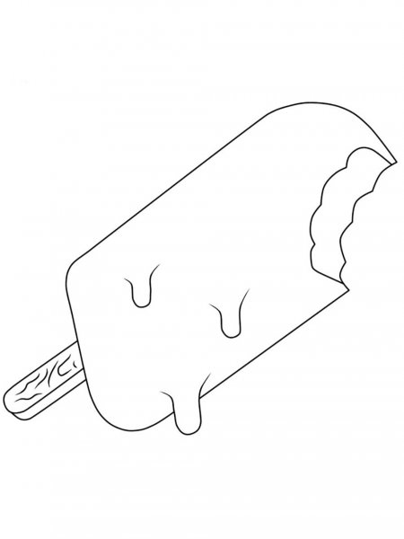 Popsicle coloring pages